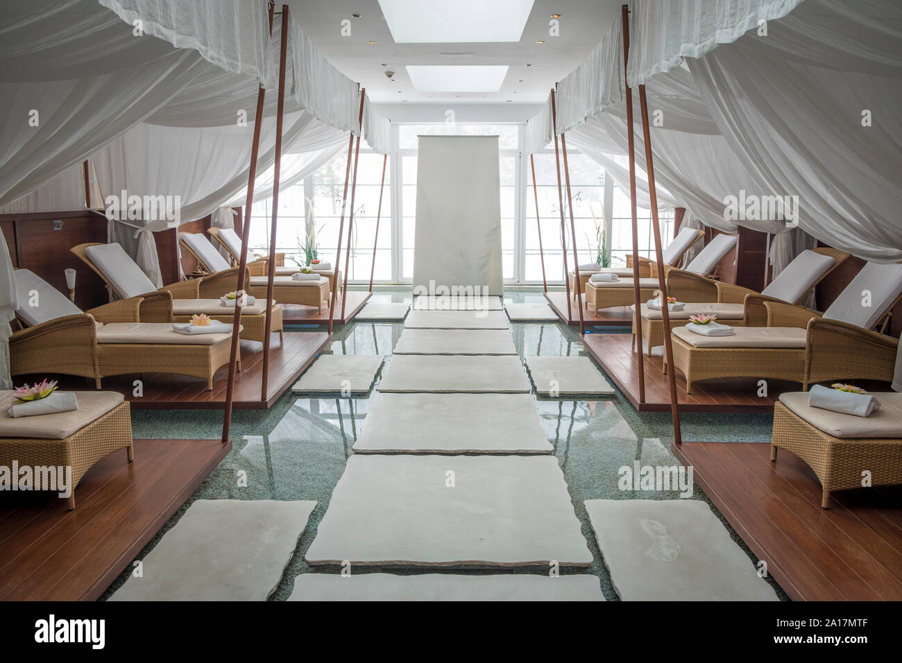 Recreation area in a hotel Stock Photo - Alamy