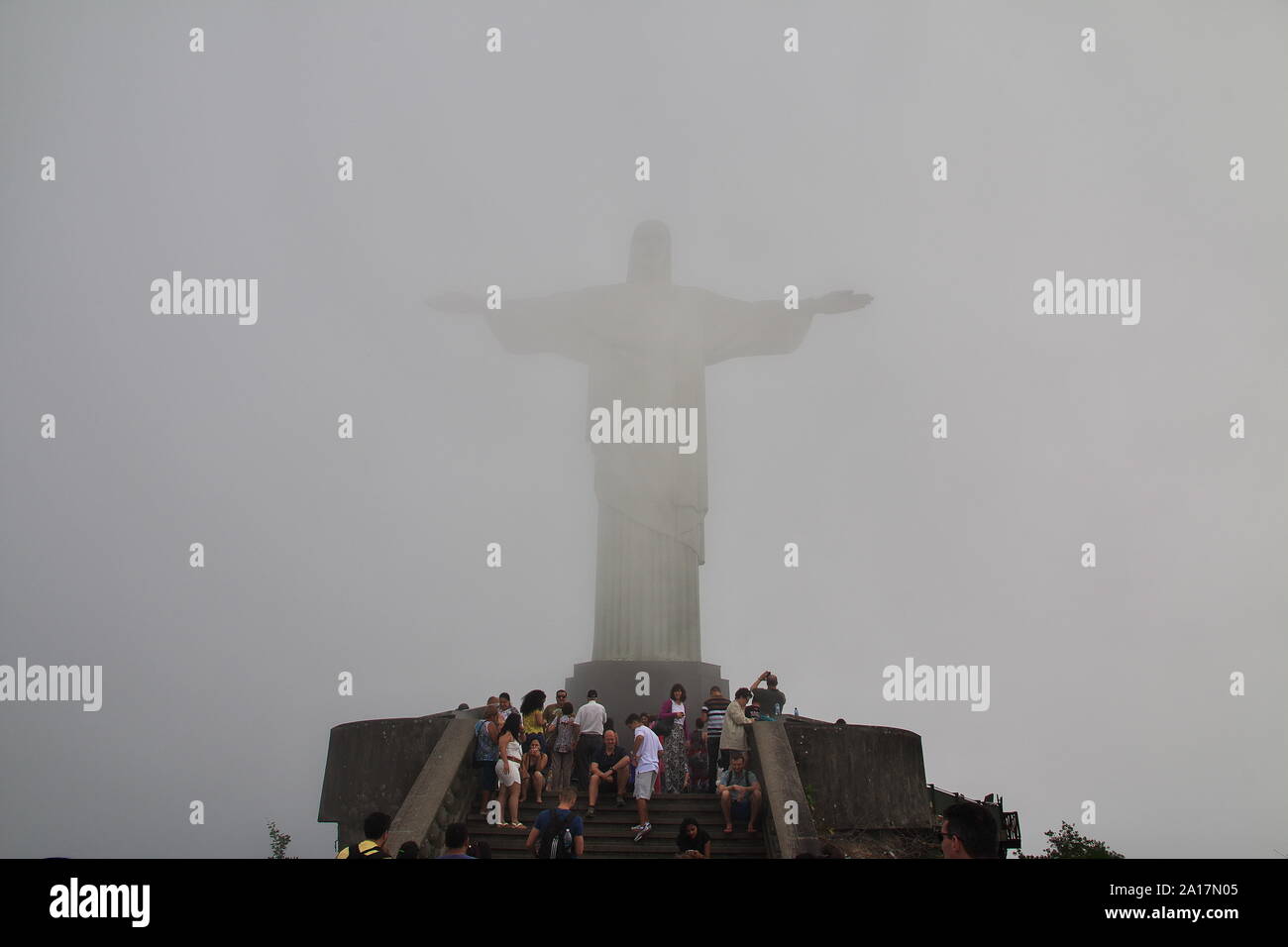 The monument of Christ the Redeemer in Rio de Janeiro, Brazil Stock ...
