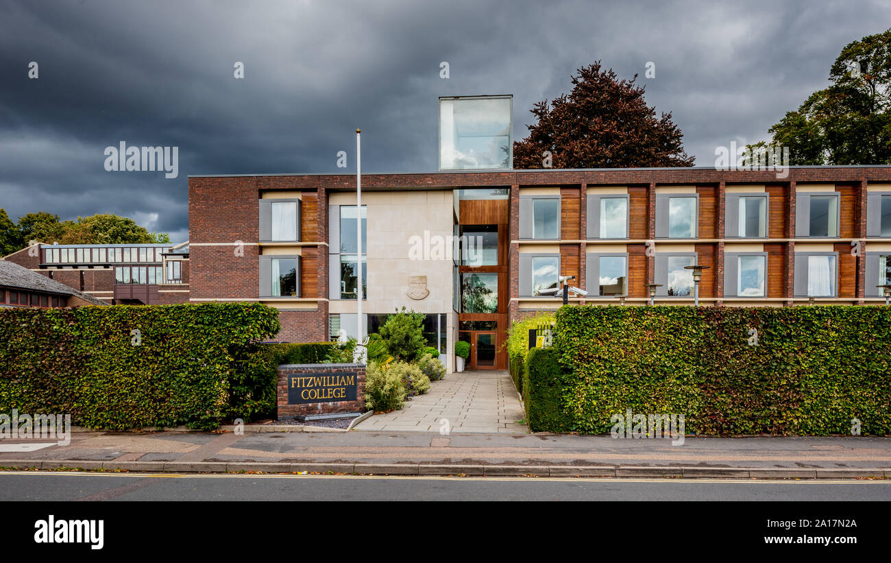Fitzwilliam College Cambridge University aka Fitz. Main entrance and ...