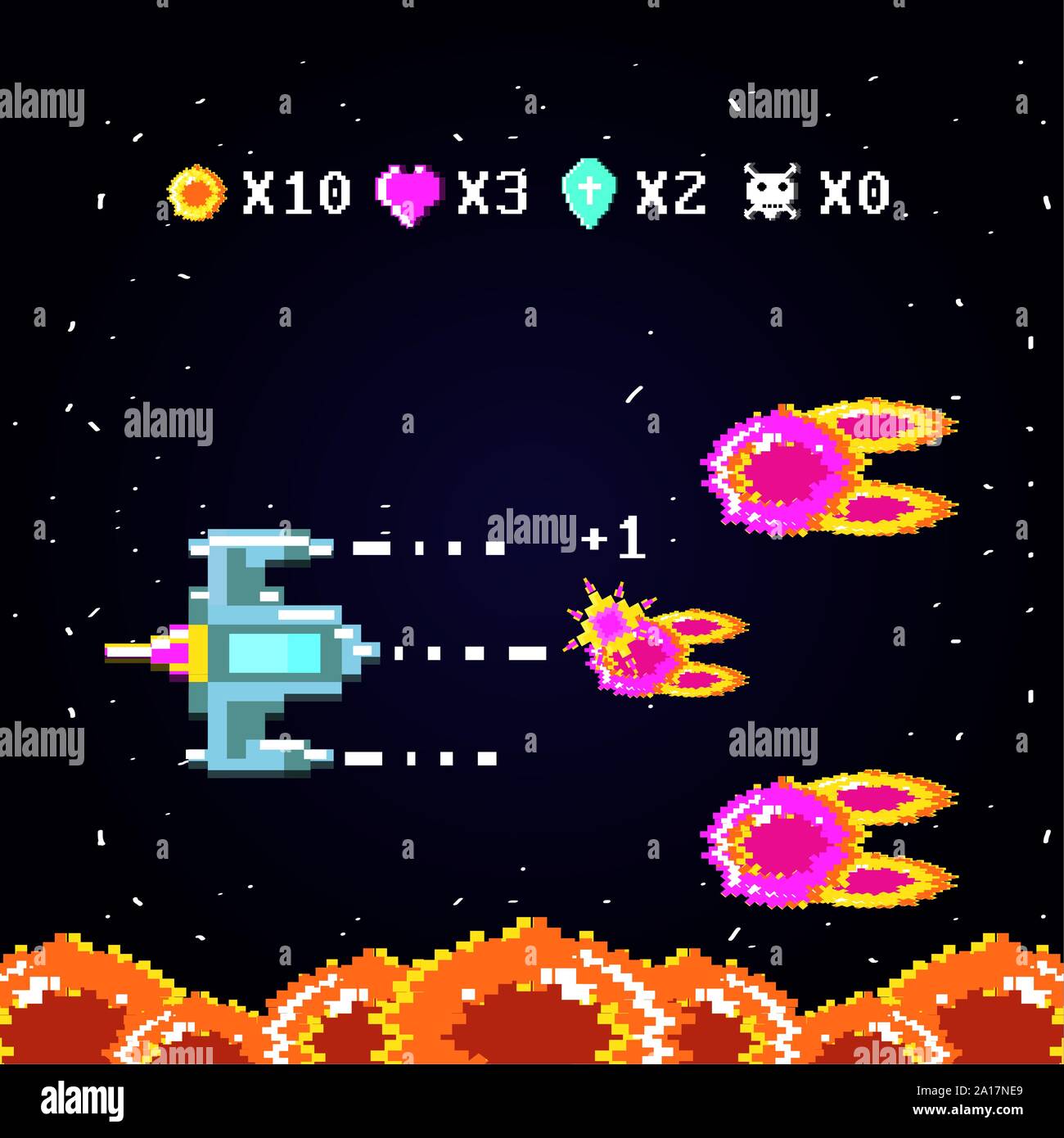 classic video game console of coins vector illustration design Stock ...