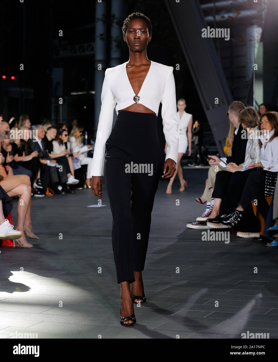 David Koma fashion designer catwalk show during London Fashion Week ...