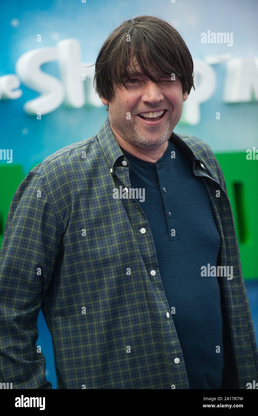 London.UK. Alex James and family at the UK Premiere of 'Shaun The Sheep ...