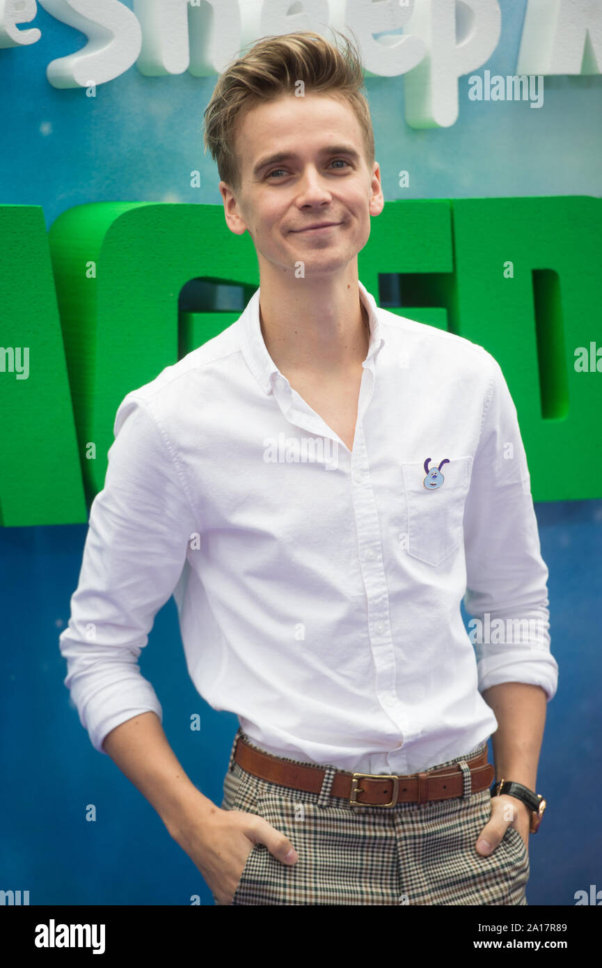 London.UK. Joe Sugg at the UK Premiere of 'Shaun The Sheep Movie ...