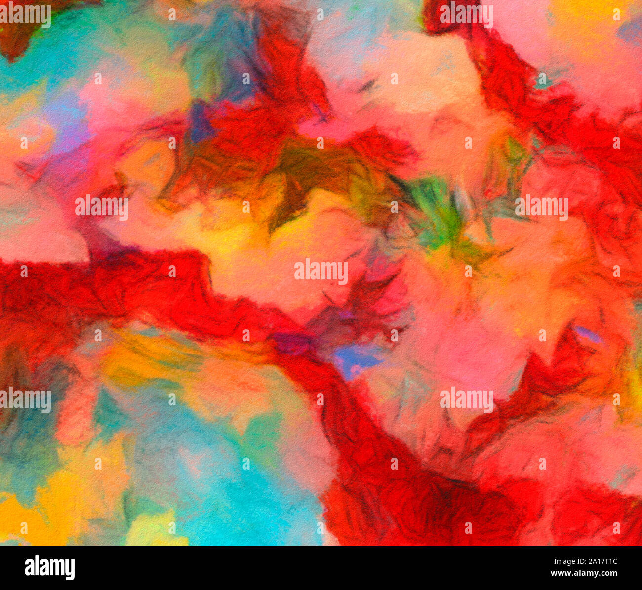 Colorful drawing abstract texture background in contemporary style ...