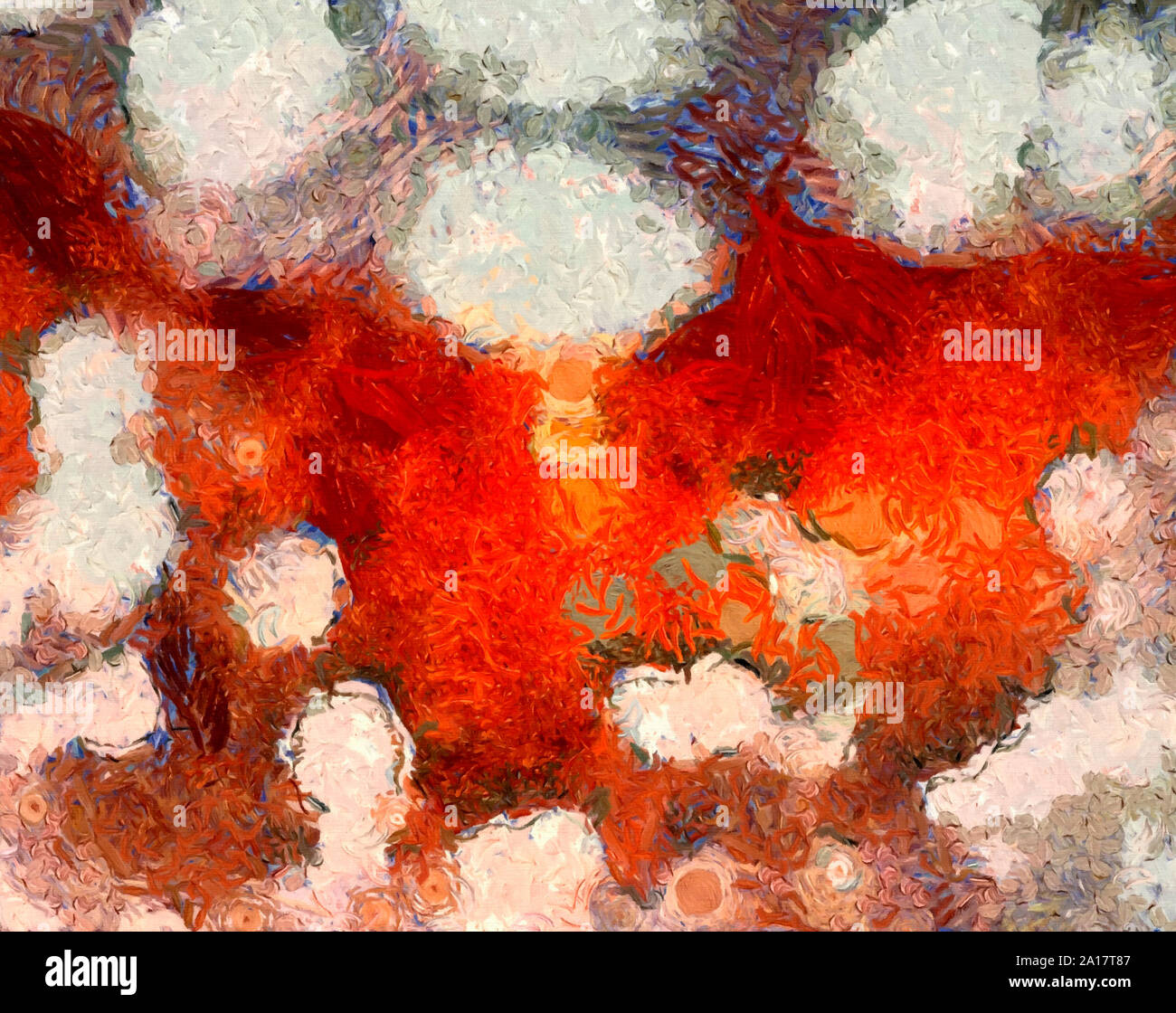 Colorful drawing abstract texture background in contemporary style ...