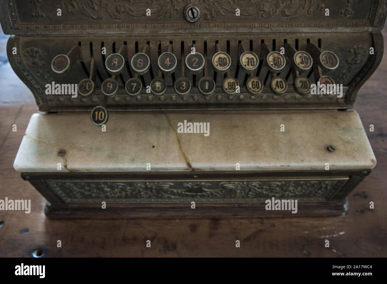 Antique cash drawer Stock Photo - Alamy