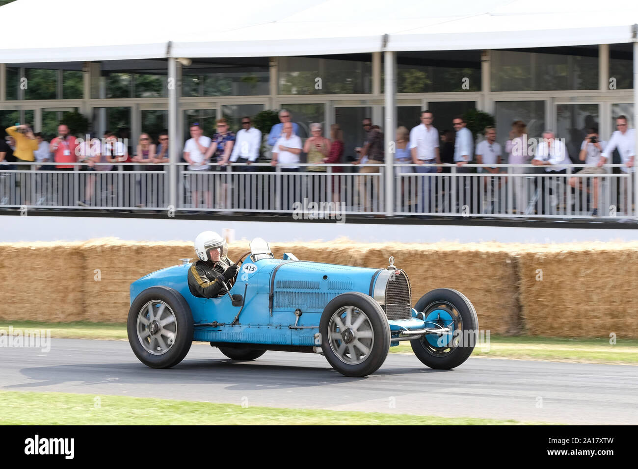 July 2019 - Very old racing cars, Bugatti type 35 on track racing Stock ...