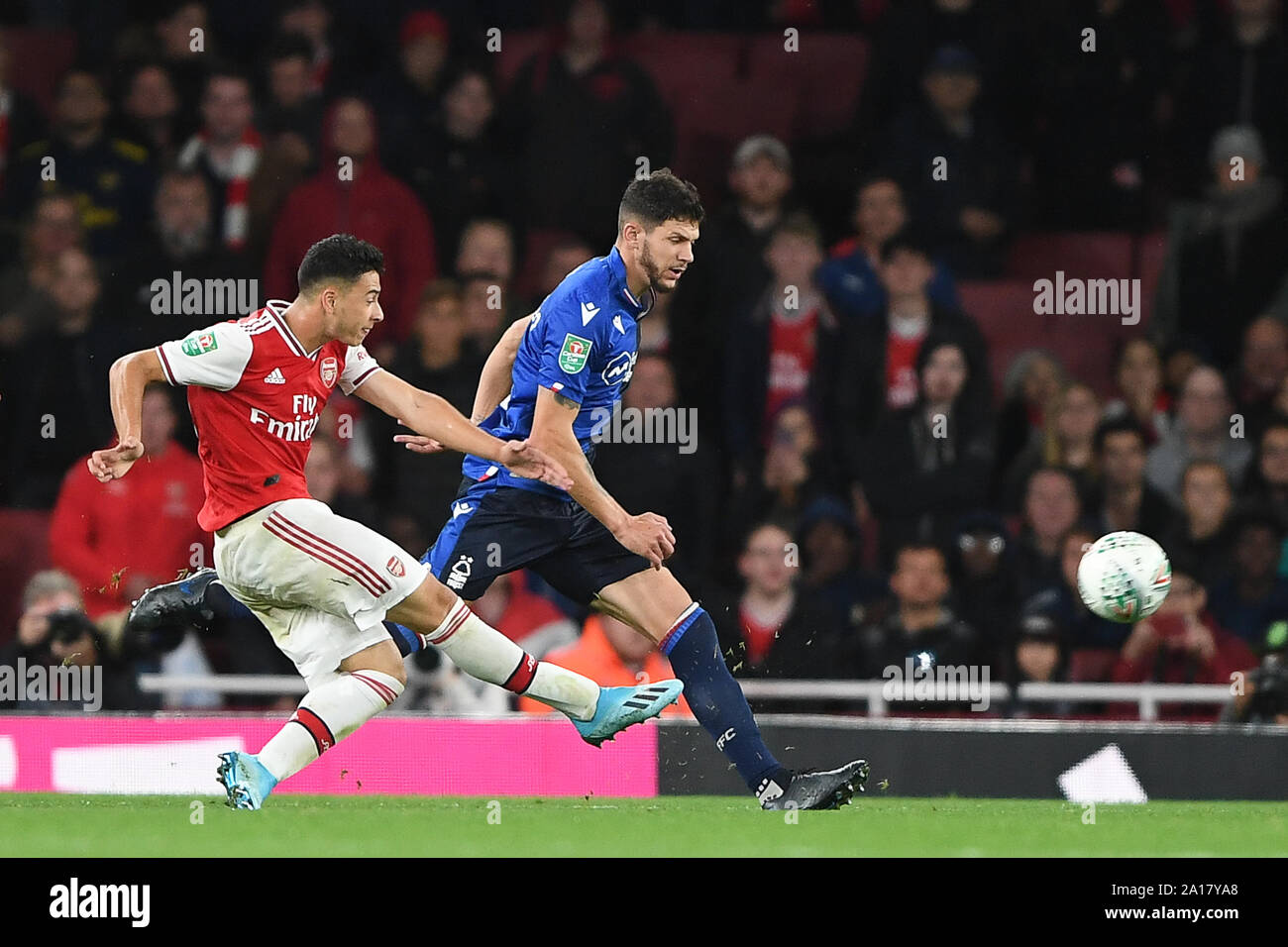 Gabriel martinelli goal hi-res stock photography and images - Alamy