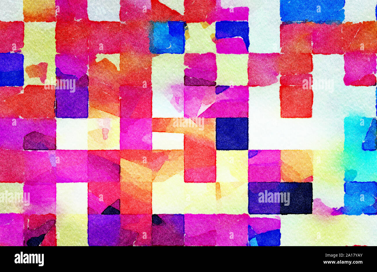 Abstract design pattern for decor textile and fabric, contemporary art ...
