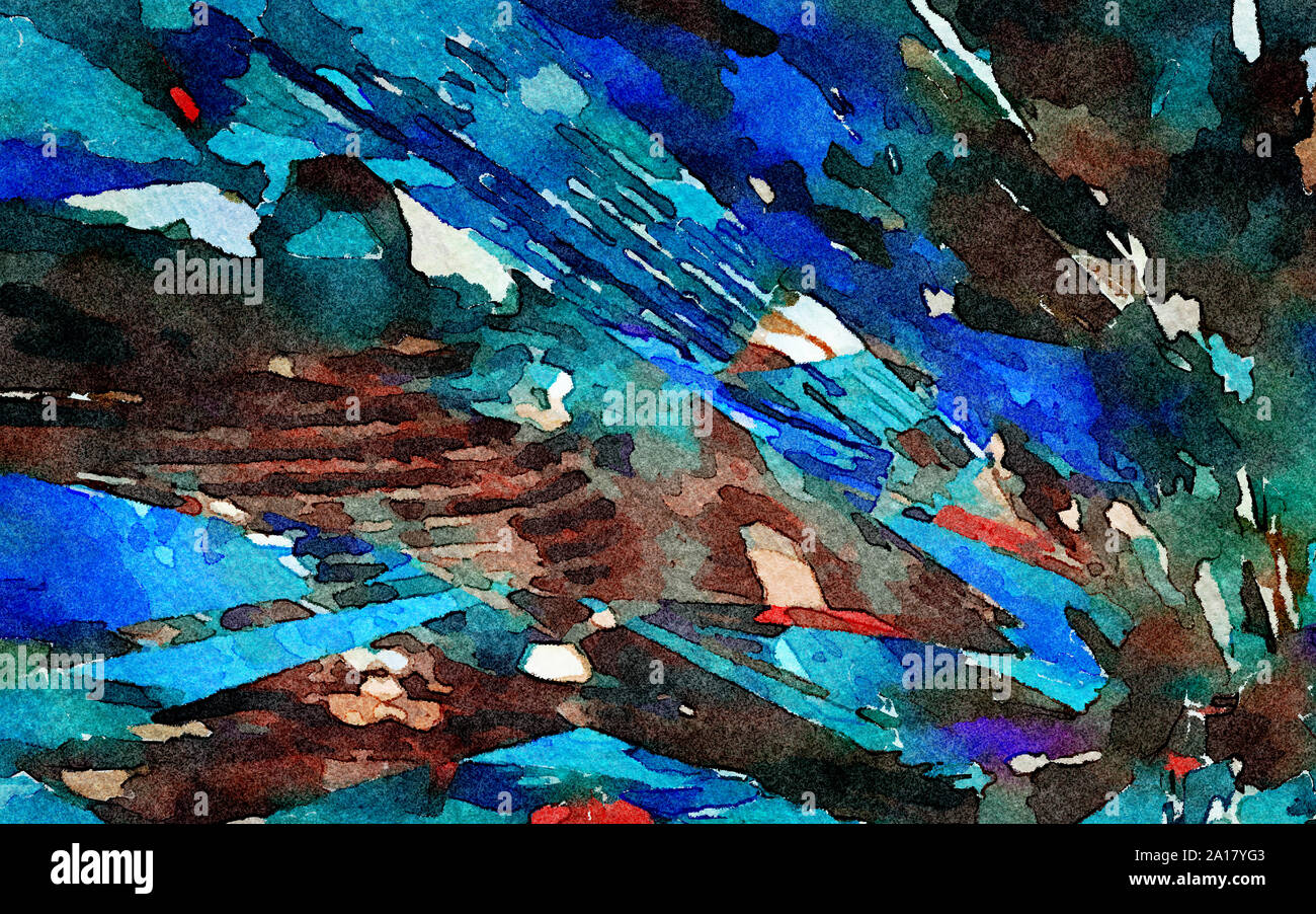 Abstract design pattern for decor textile and fabric, contemporary art ...