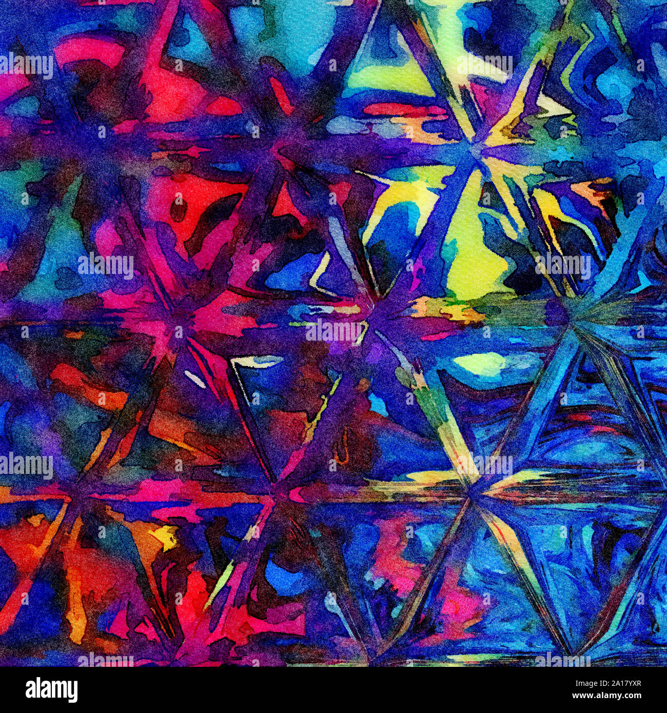 Abstract design pattern for decor textile and fabric, contemporary art ...
