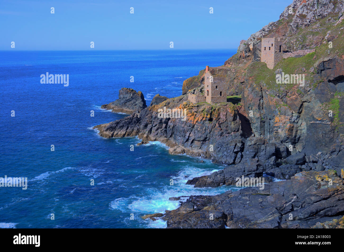 The Crowns, Abandoned Tin Mining Engine Houses, near Botallack ...
