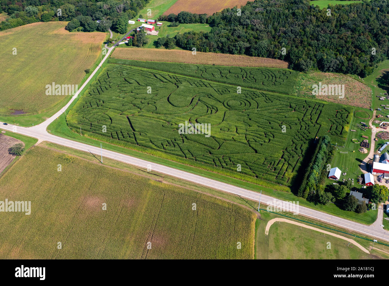 Corn Maze High Resolution Stock Photography and Images - Alamy