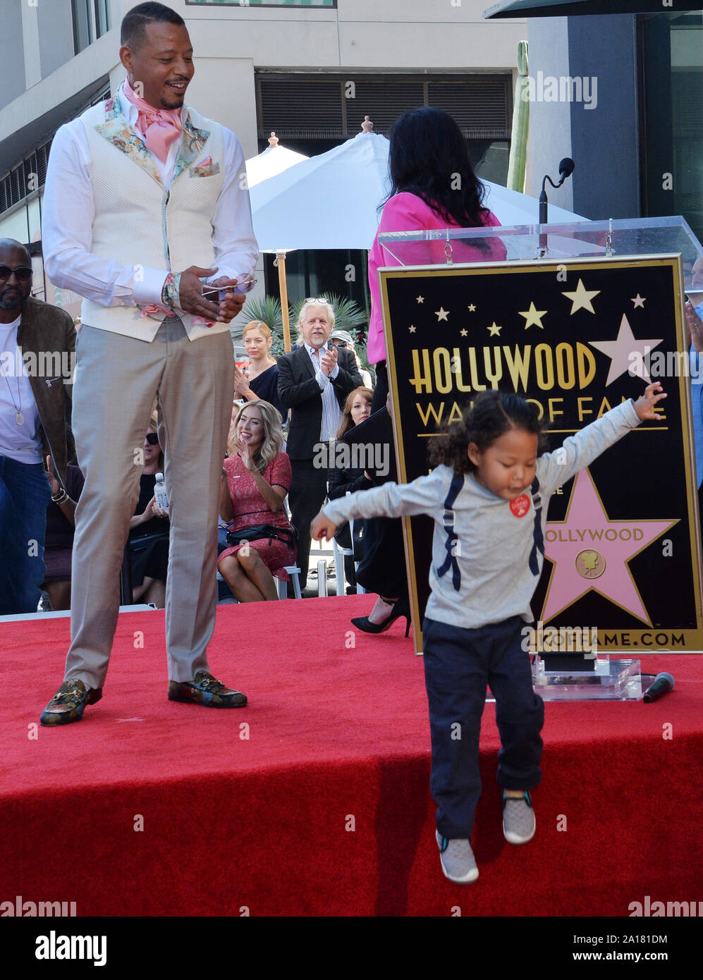 Los Angeles, United States. 24th Sep, 2019. Actor Terrence Howard looks ...
