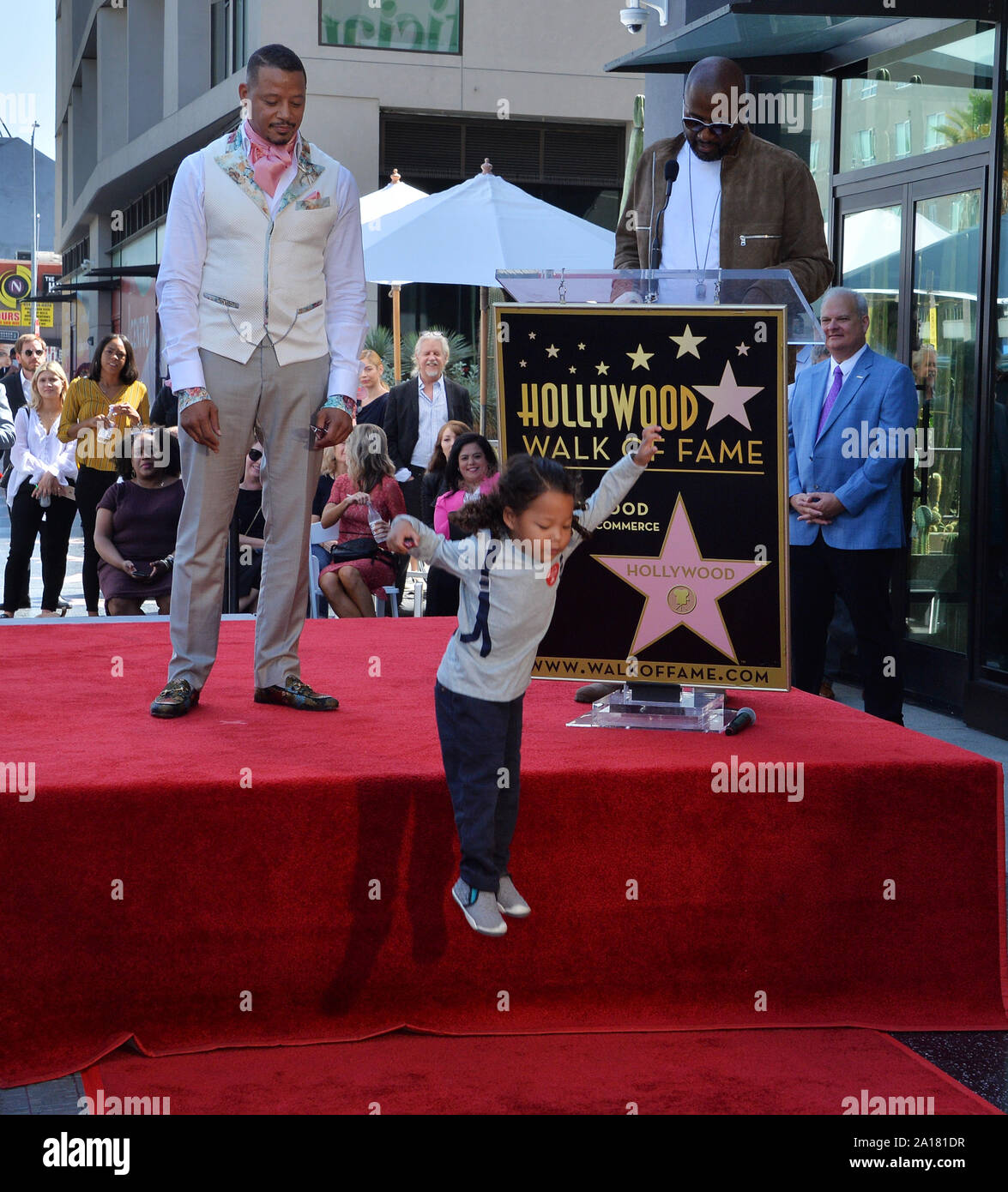 Los Angeles, United States. 24th Sep, 2019. Actor Terrence Howard looks ...