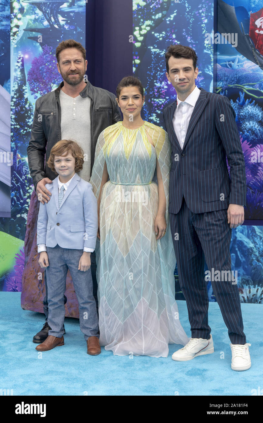 Los Angeles.CA.USA. Gerard Butler, AJ Kane, America Ferrera, Jay ...