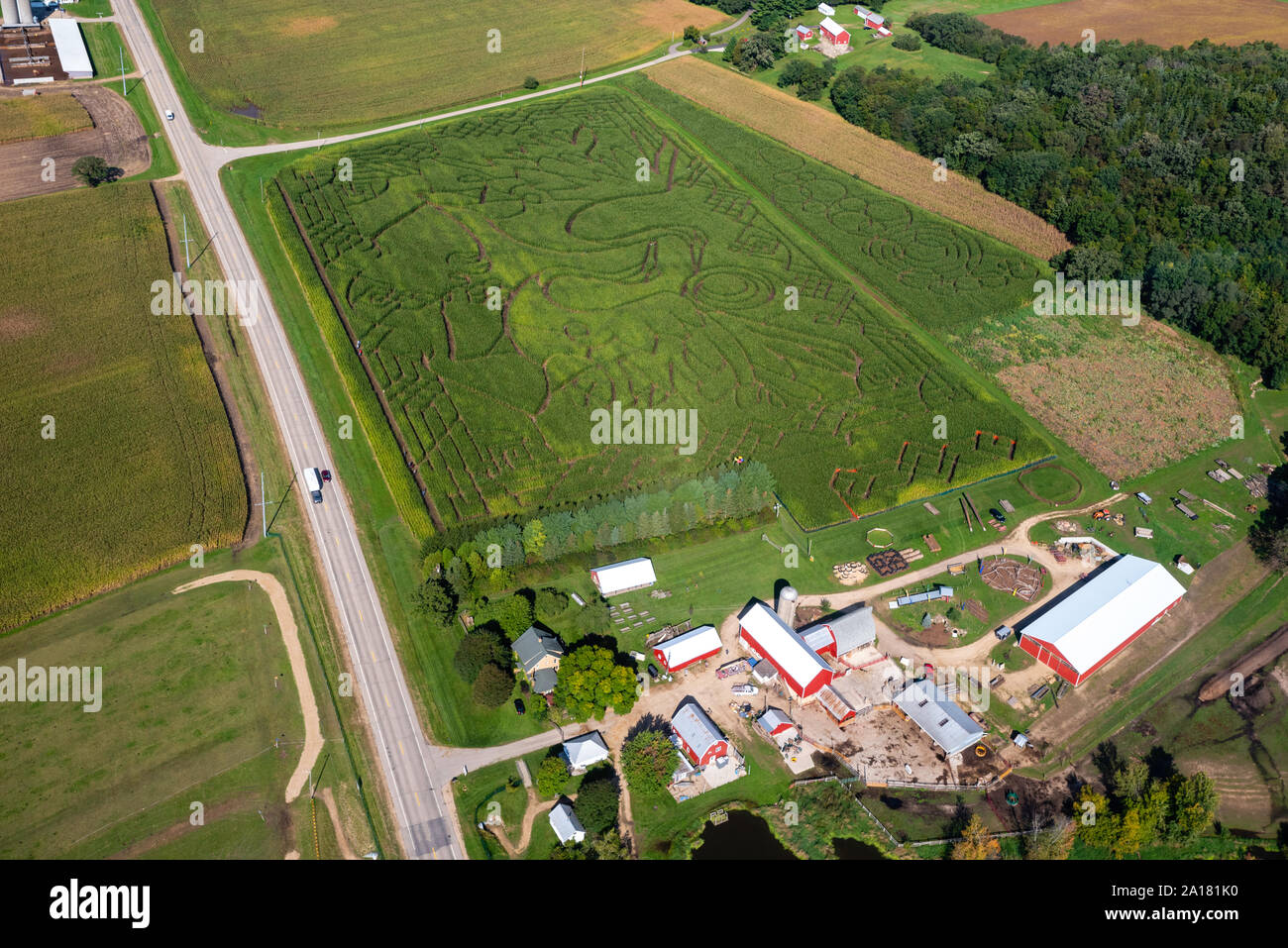 Corn Maze High Resolution Stock Photography and Images - Alamy