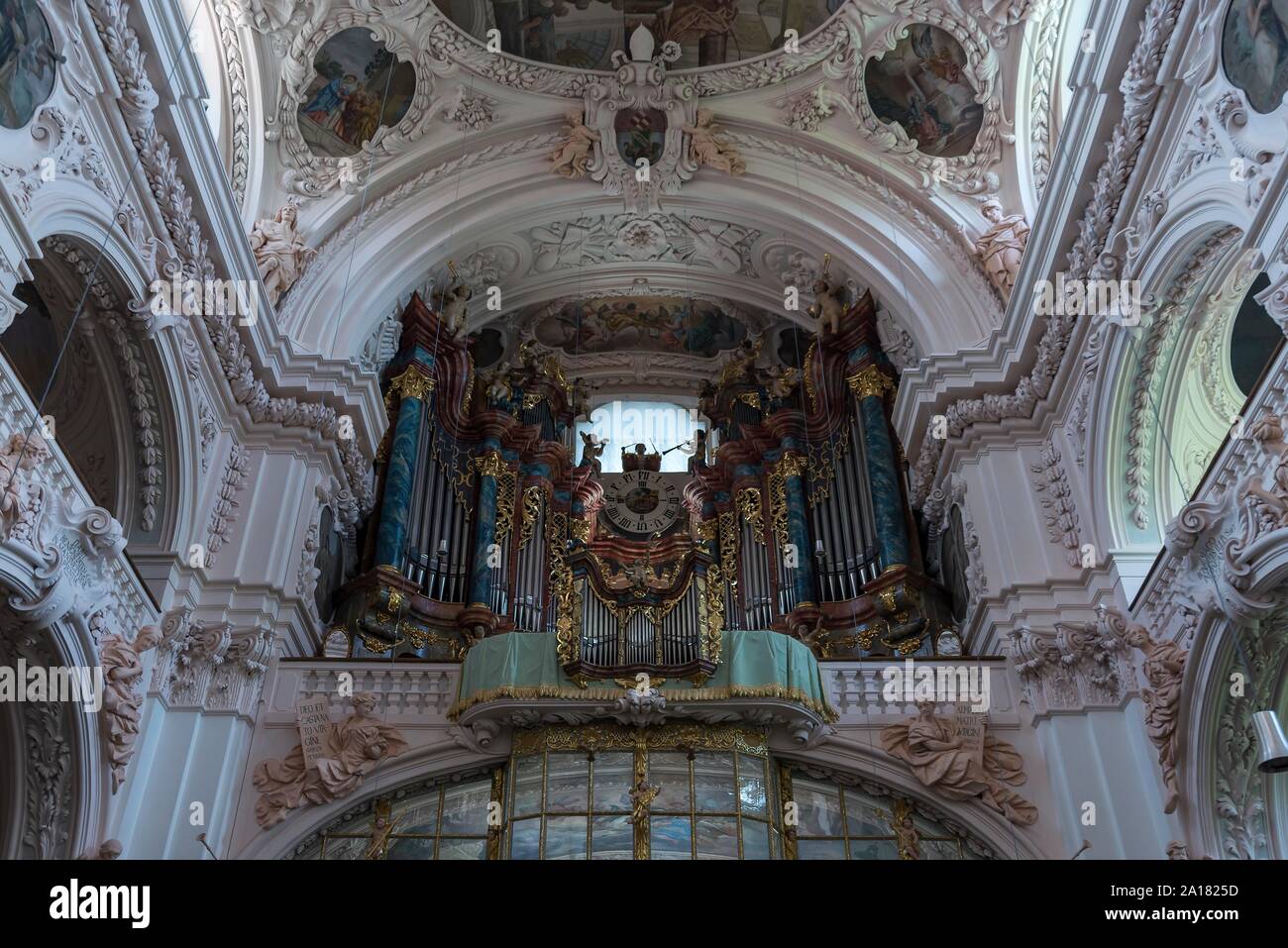 Organ gallery with organ from 1999, Waldsassen Basilica, Waldsassen ...