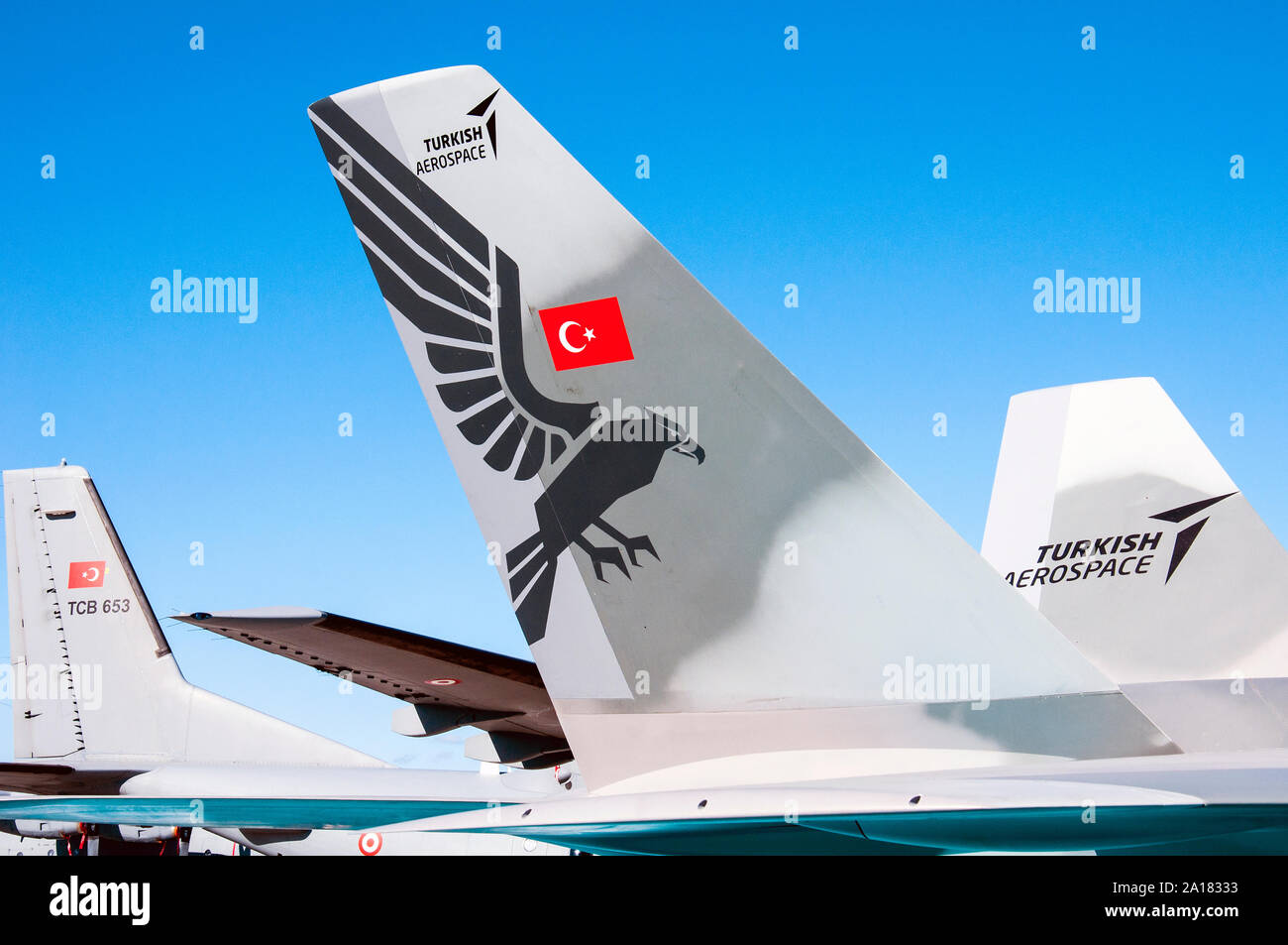 ISTANBUL, TURKEY - SEPTEMBER 22, 2019: HURJET, Turkish Aerospace ...