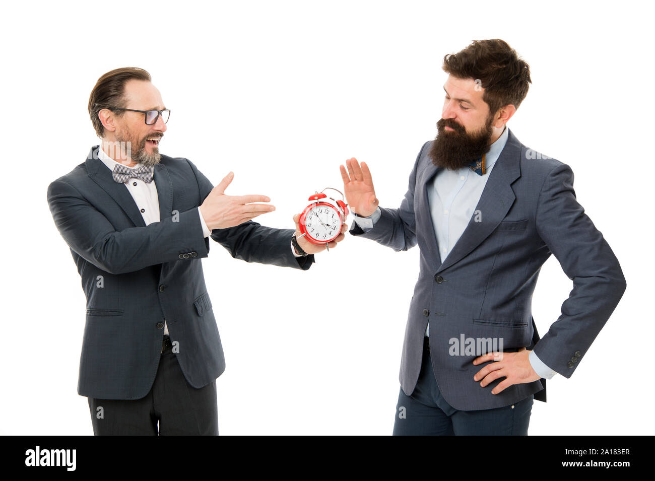 deadline. late again. angry businessmen. bad morning. a lot of work ...