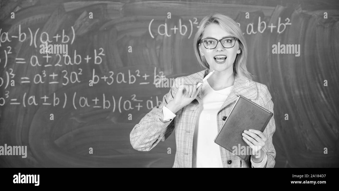 School teacher explain things well and make subject interesting ...