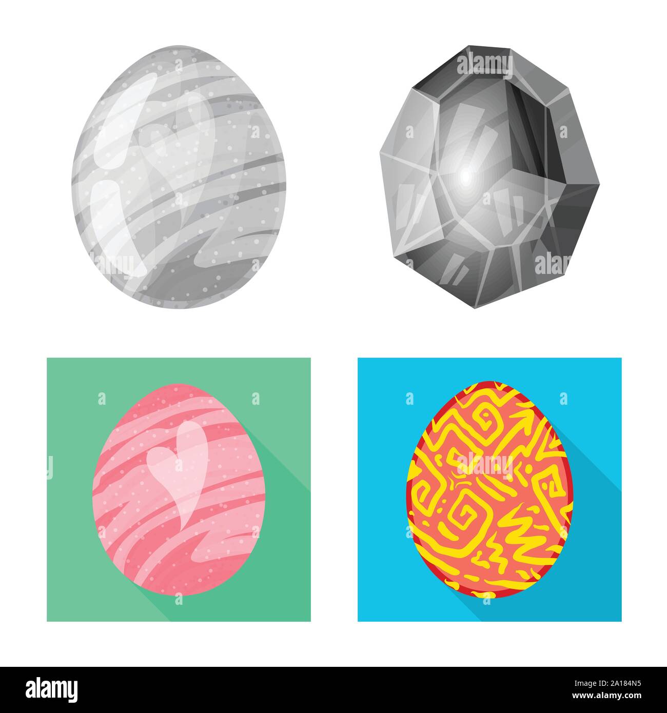 Vector design of animal and prehistoric icon. Collection of animal and ...