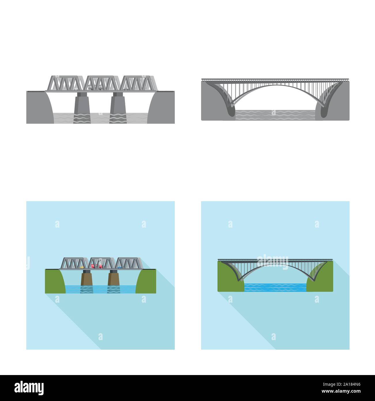 Vector illustration of connection and design icon. Collection of ...