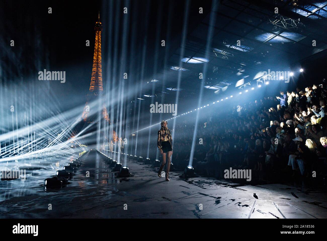 Saint laurent runway paris hi-res stock photography and images - Alamy
