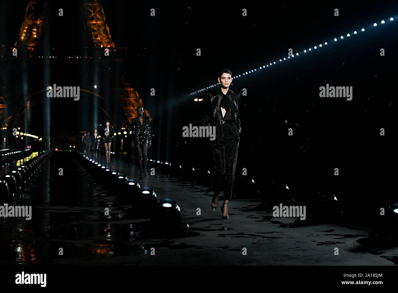 Saint laurent paris ss20 hi-res stock photography and images - Alamy