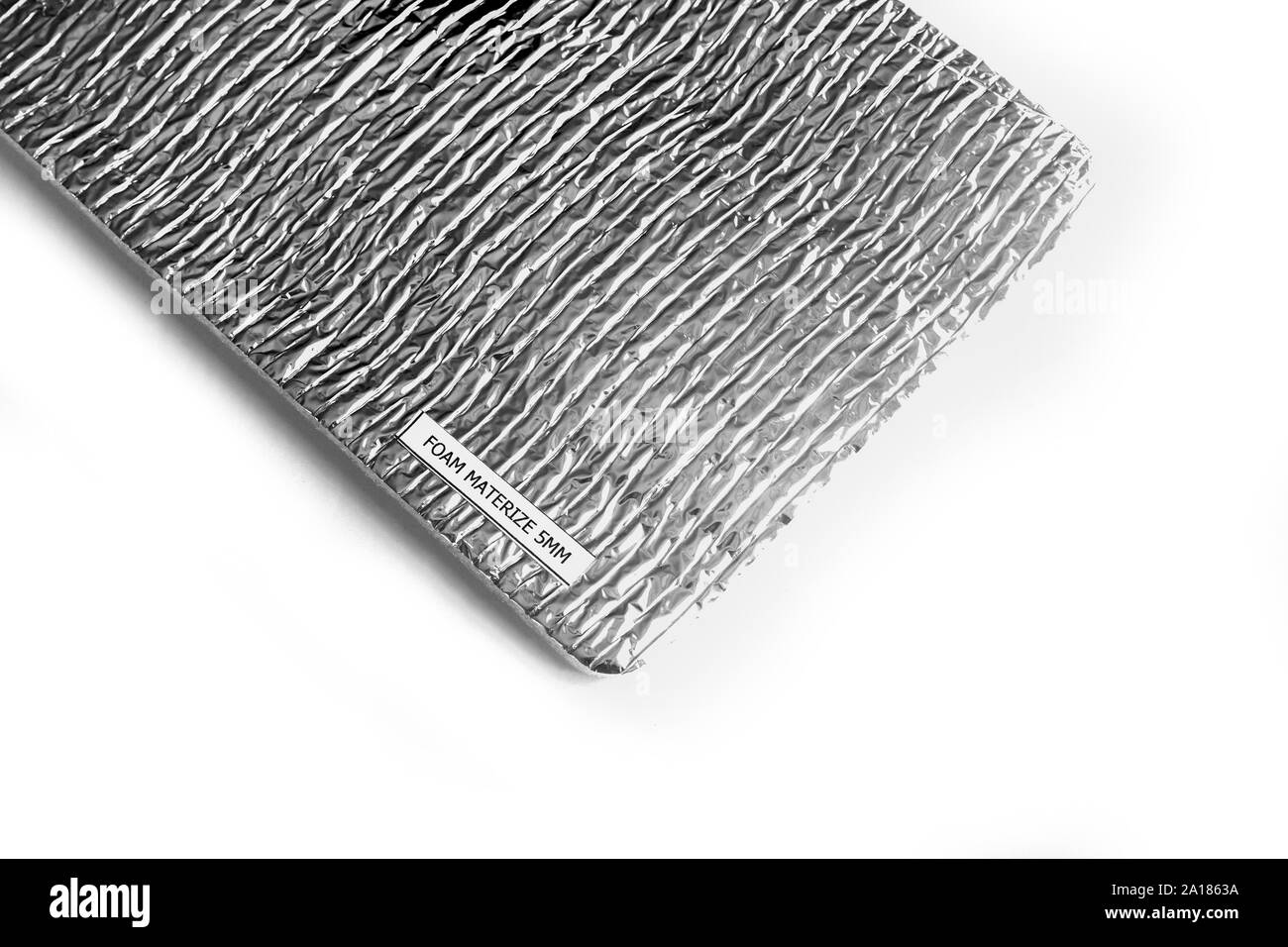 Closed up Shockproof material Polyethelene foam on white background ...