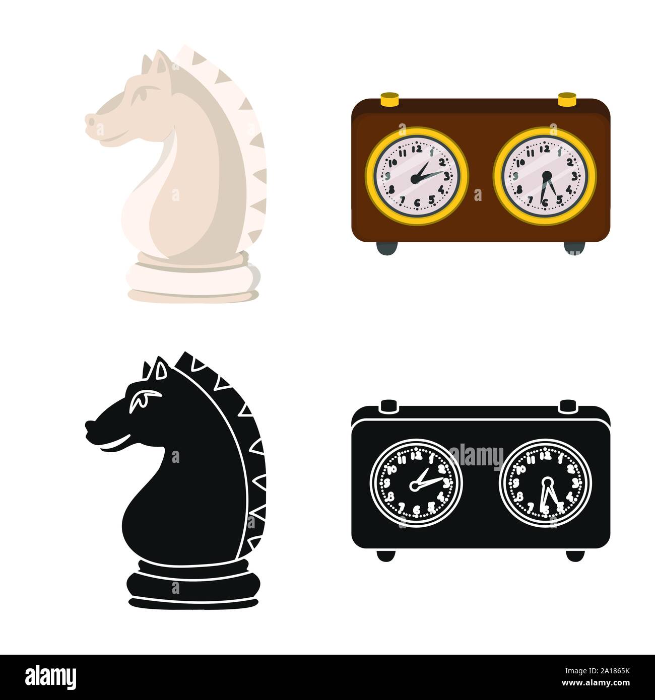 Vector design of checkmate and thin symbol. Collection of checkmate and ...
