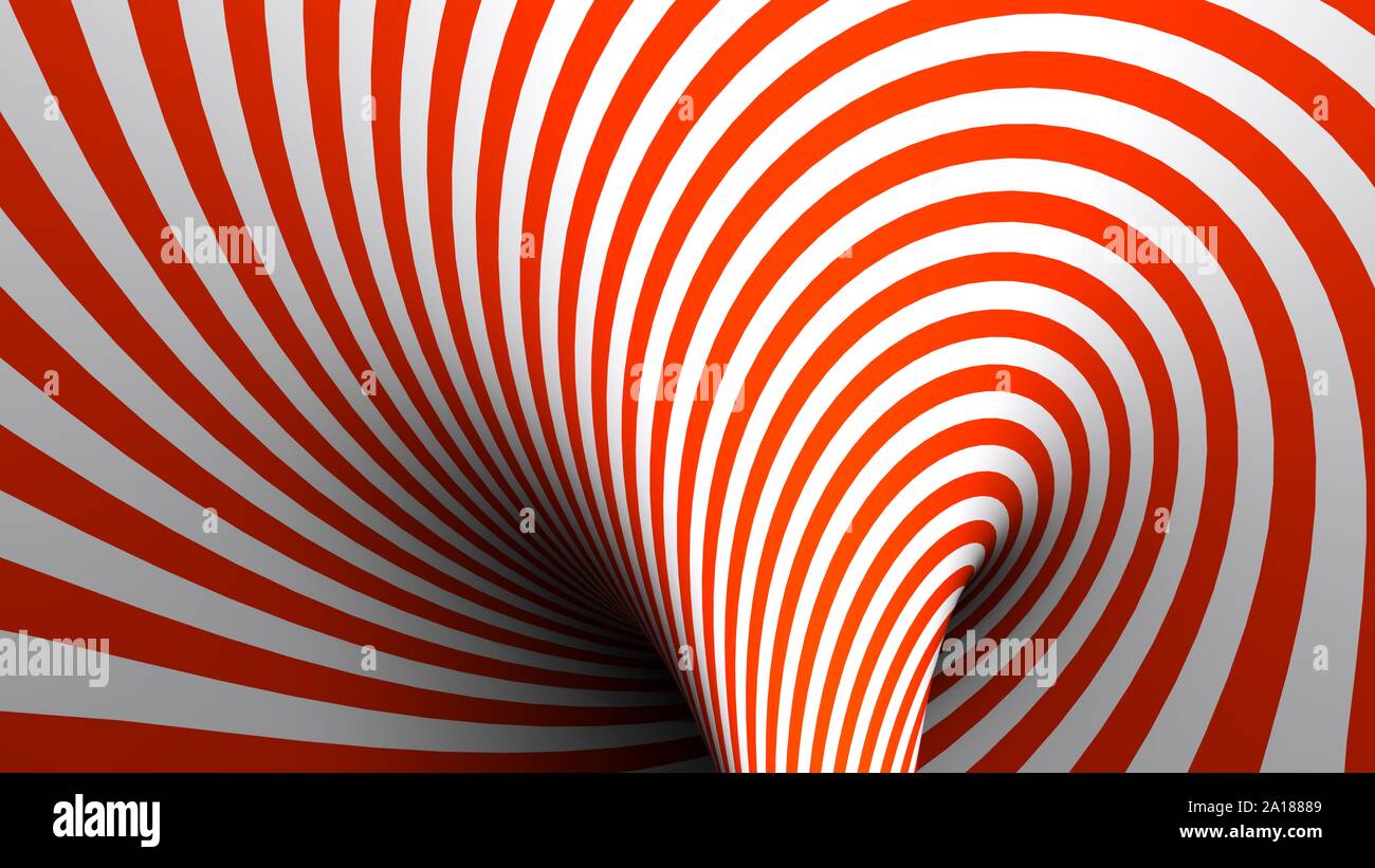 Red and White spiral background - 3D rendering illustration Stock Photo ...