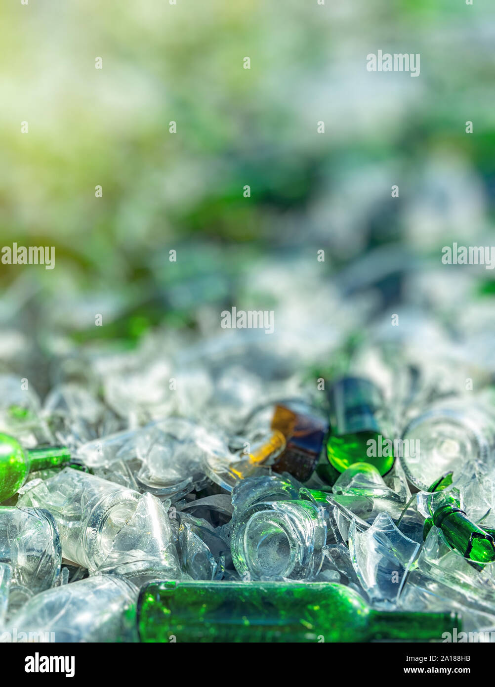 background of recycle pieces of broken glass Stock Photo - Alamy