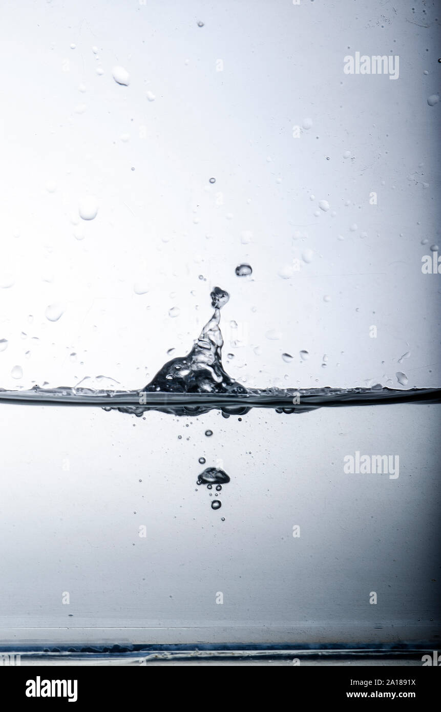 Water Drop on White Stock Photo - Alamy