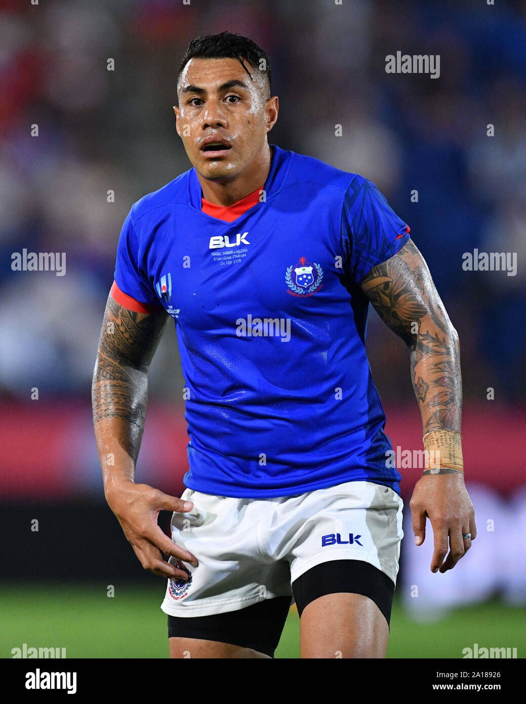 Kumagaya, Saitama, Japan. 24th Sep, 2019. Tusi Pisi (SAM) Rugby : 2019 ...