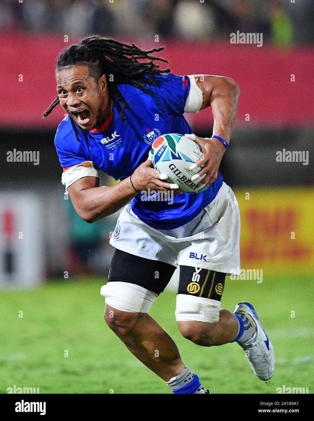 Kumagaya, Saitama, Japan. 24th Sep, 2019. TJ Ioane (SAM) Rugby : 2019 ...