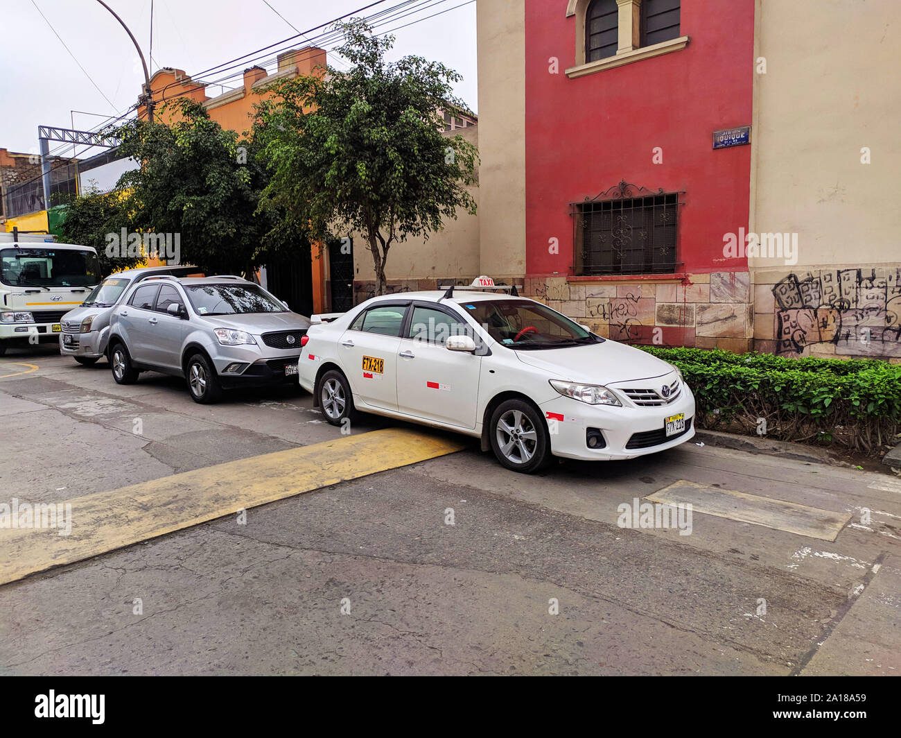 streets of the Peruvian capital Lima Peru Stock Photo - Alamy