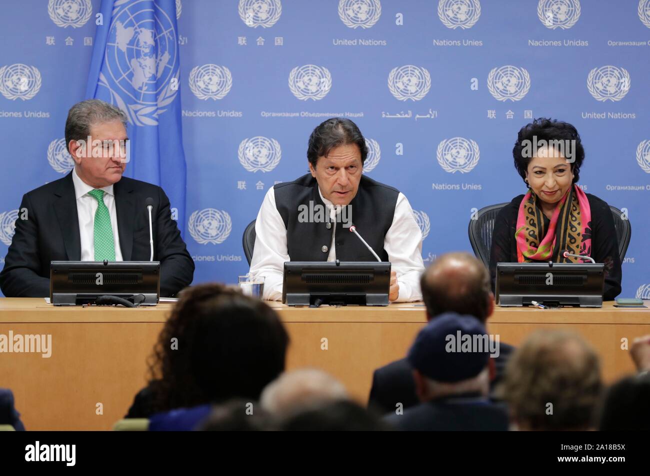 United Nations, New York, USA, September 24, 2019 - Prime Minister of ...