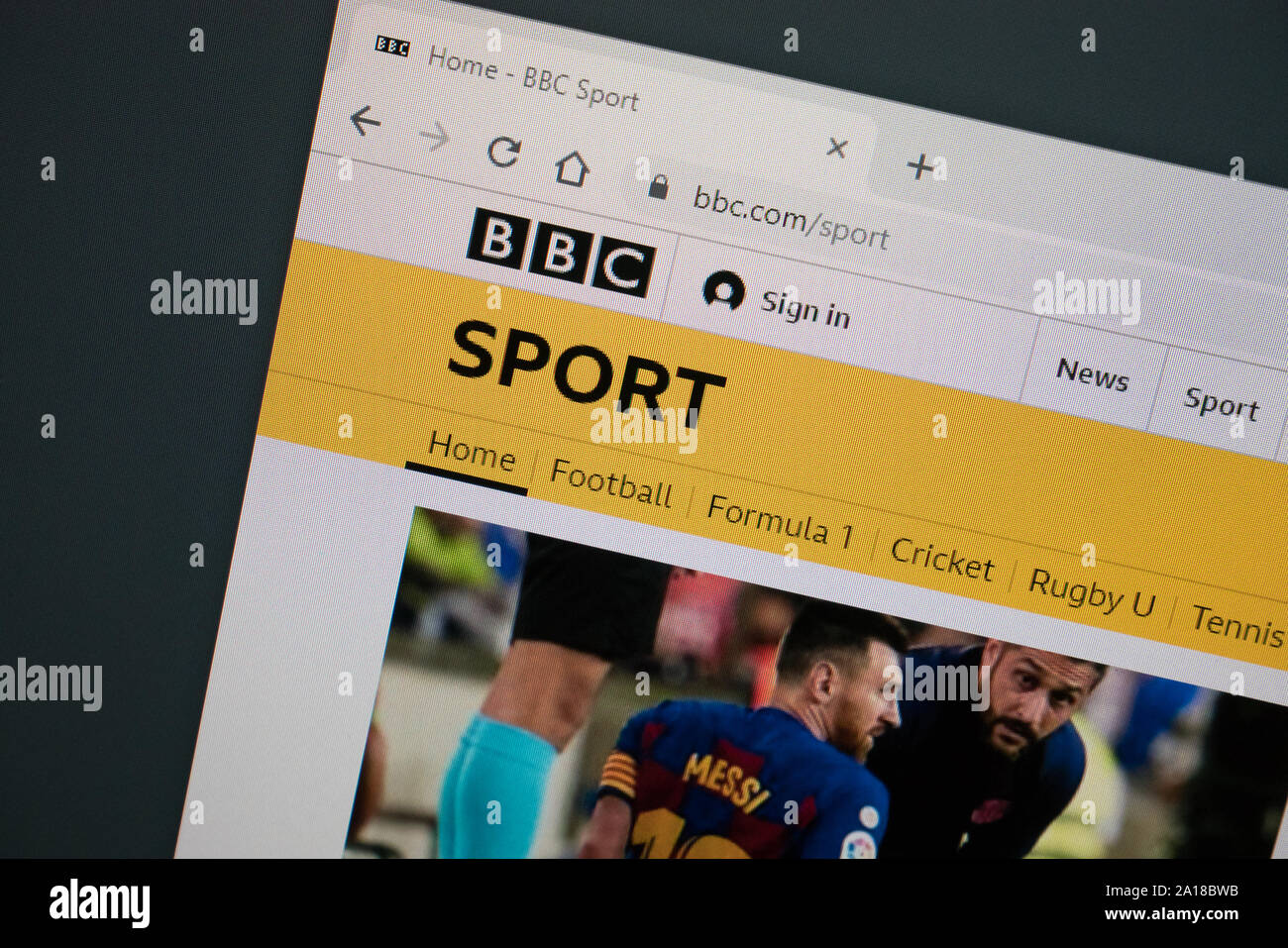bbc sport website Stock Photo - Alamy