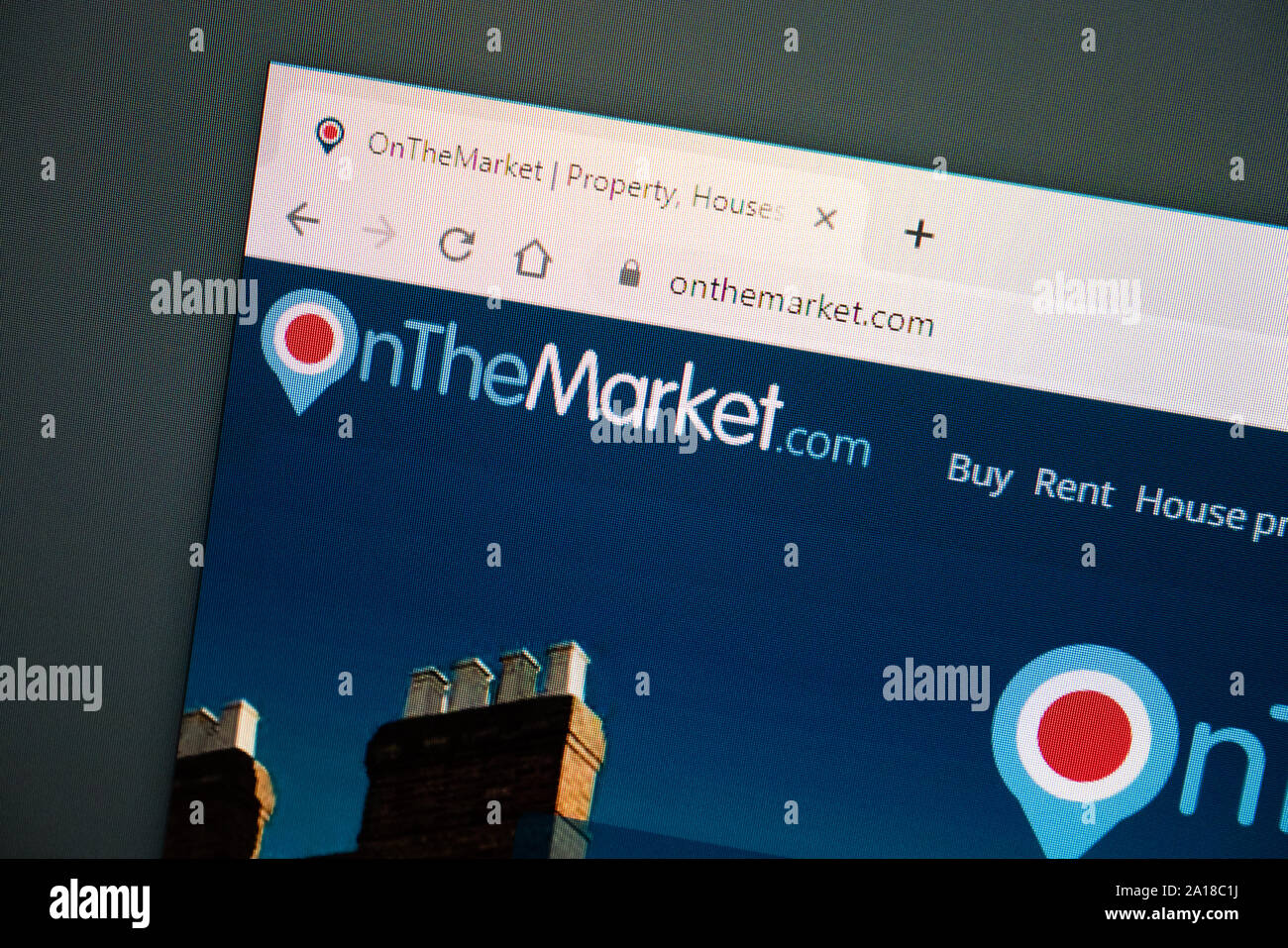 British property search portal hi-res stock photography and images - Alamy