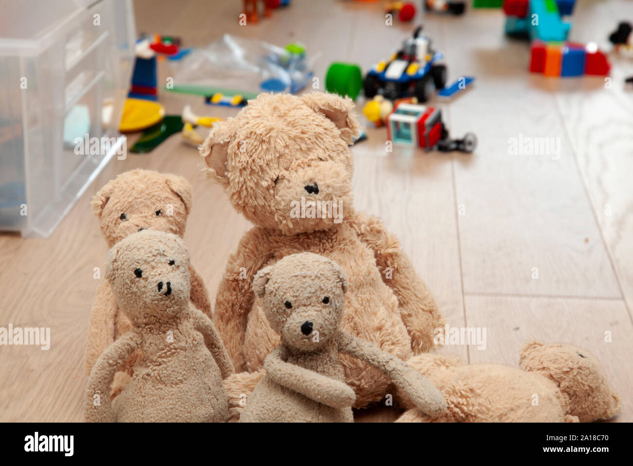 Stuffed animal crew hanging out Stock Photo - Alamy