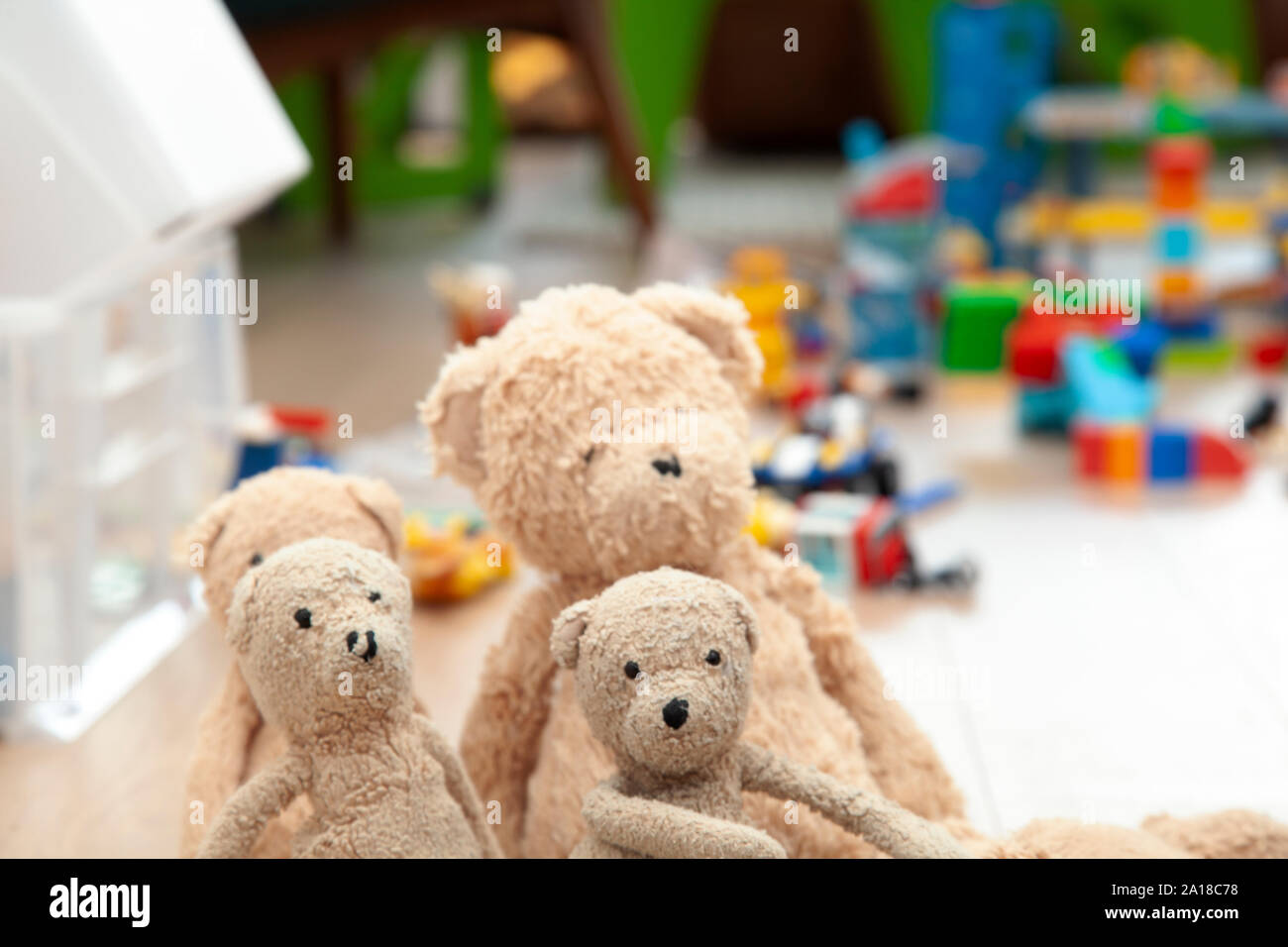 Stuffed animal crew hanging out Stock Photo - Alamy