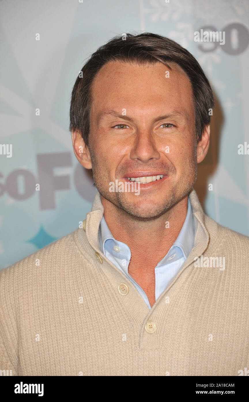 LOS ANGELES, CA. January 11, 2011: Christian Slater, star of "Breaking ...
