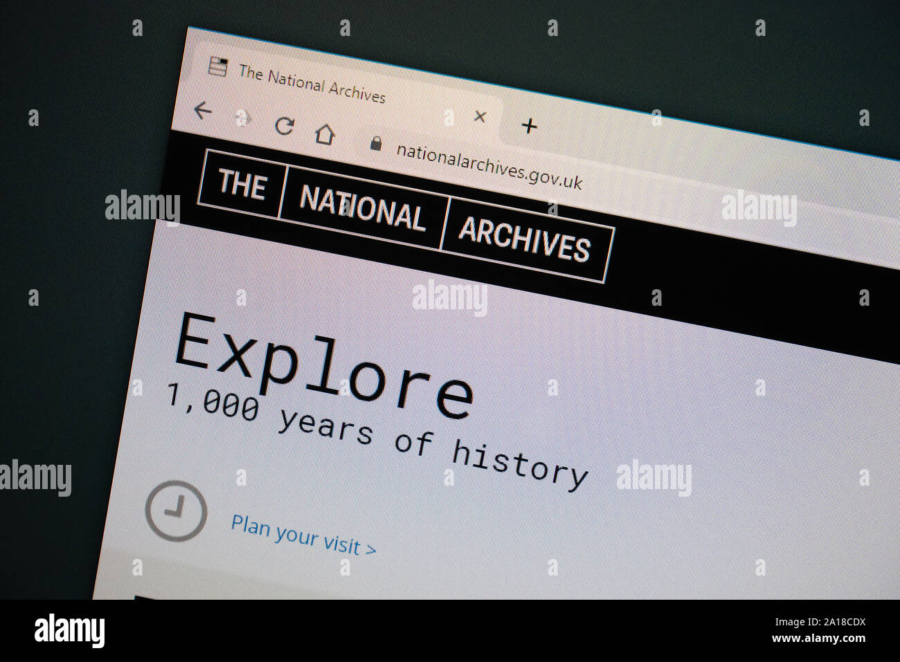 Uk national archives website hi-res stock photography and images - Alamy