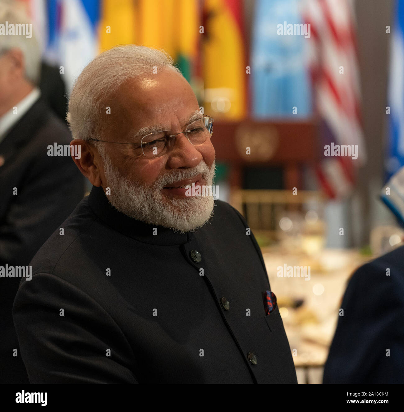 New York, NY - September 24, 2019: Prime Minister of India Narendra ...