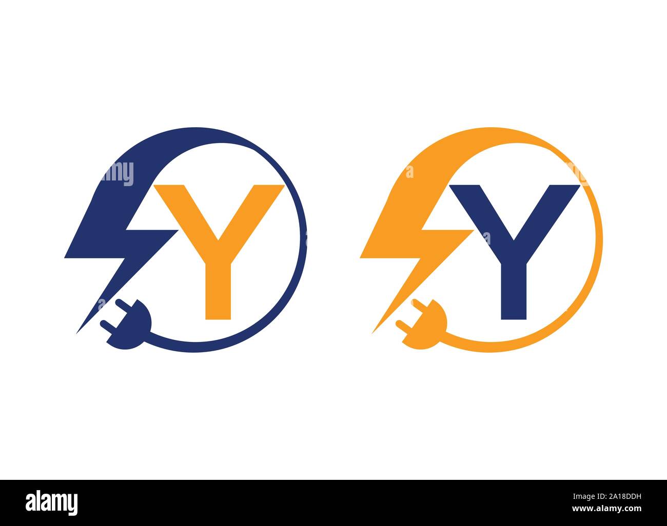 Electrical sign with the letter, Electricity Logo, electric logo and ...
