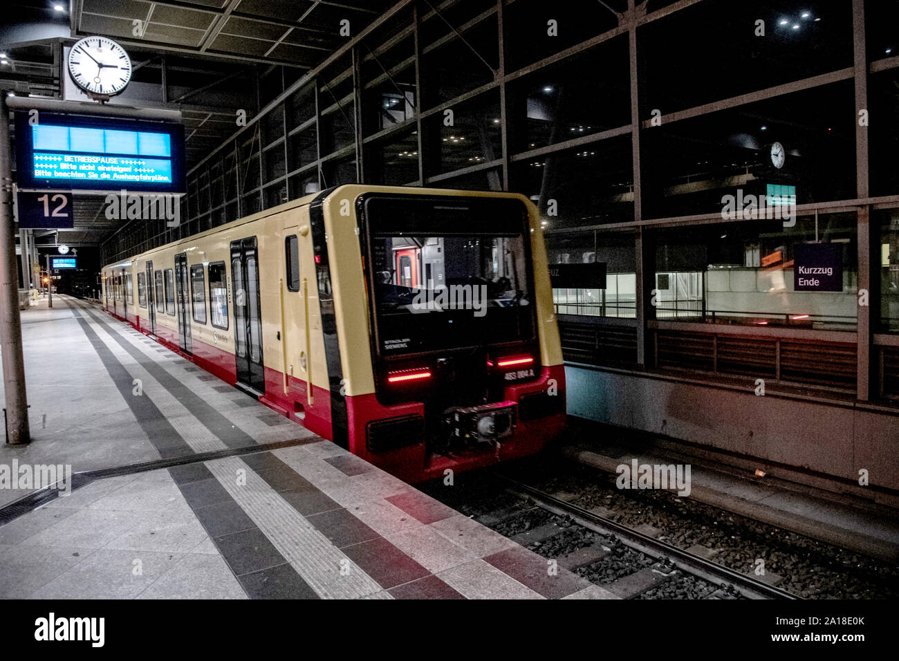 Germany. 18th Sep, 2019. The new S-Bahn is parked in a train station ...