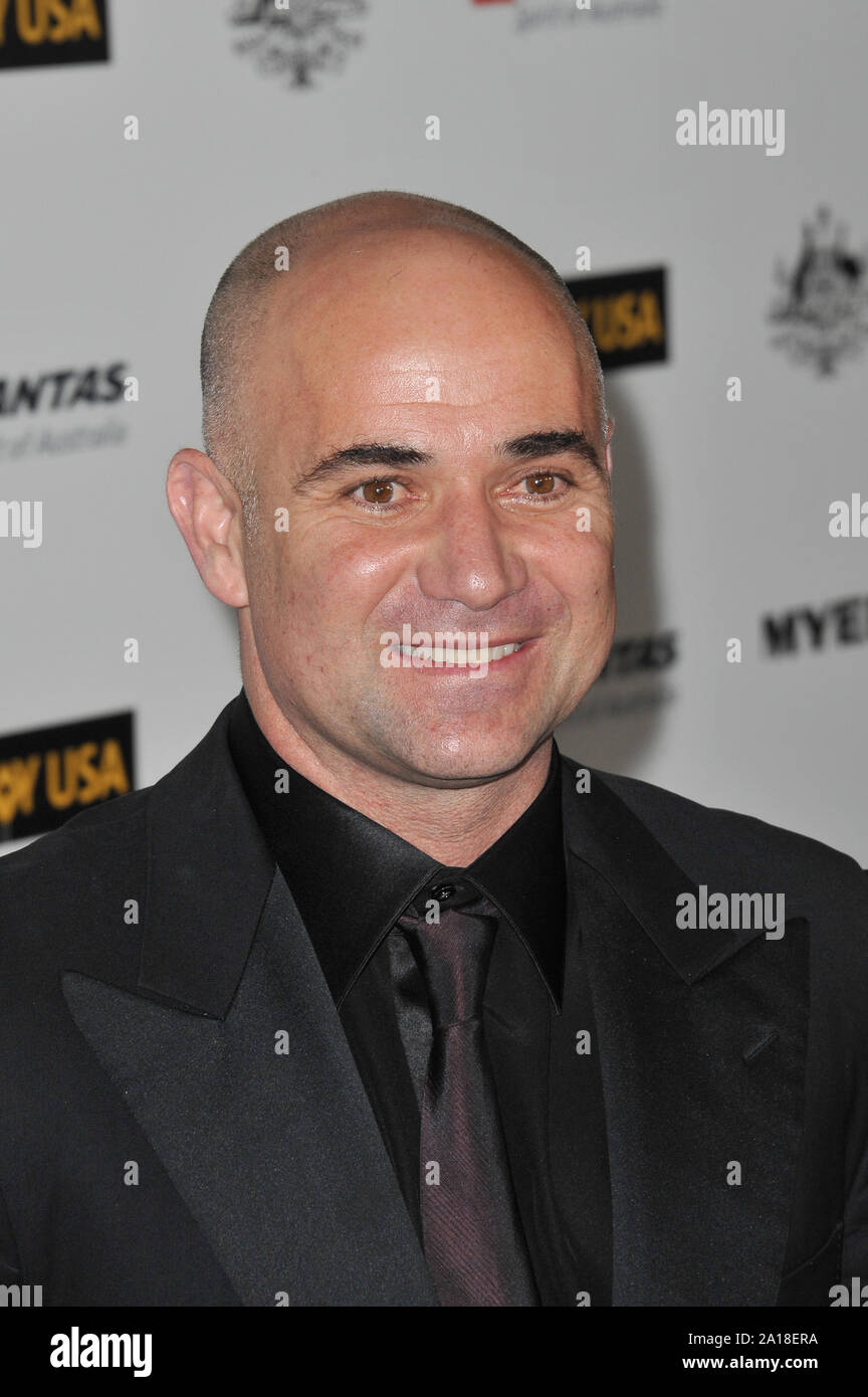 LOS ANGELES, CA. January 22, 2011: Andre Agassi at the 2011 G'Day USA ...