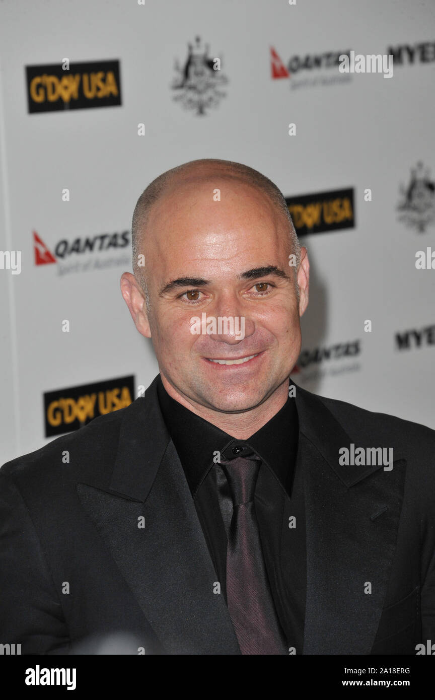 LOS ANGELES, CA. January 22, 2011: Andre Agassi at the 2011 G'Day USA ...