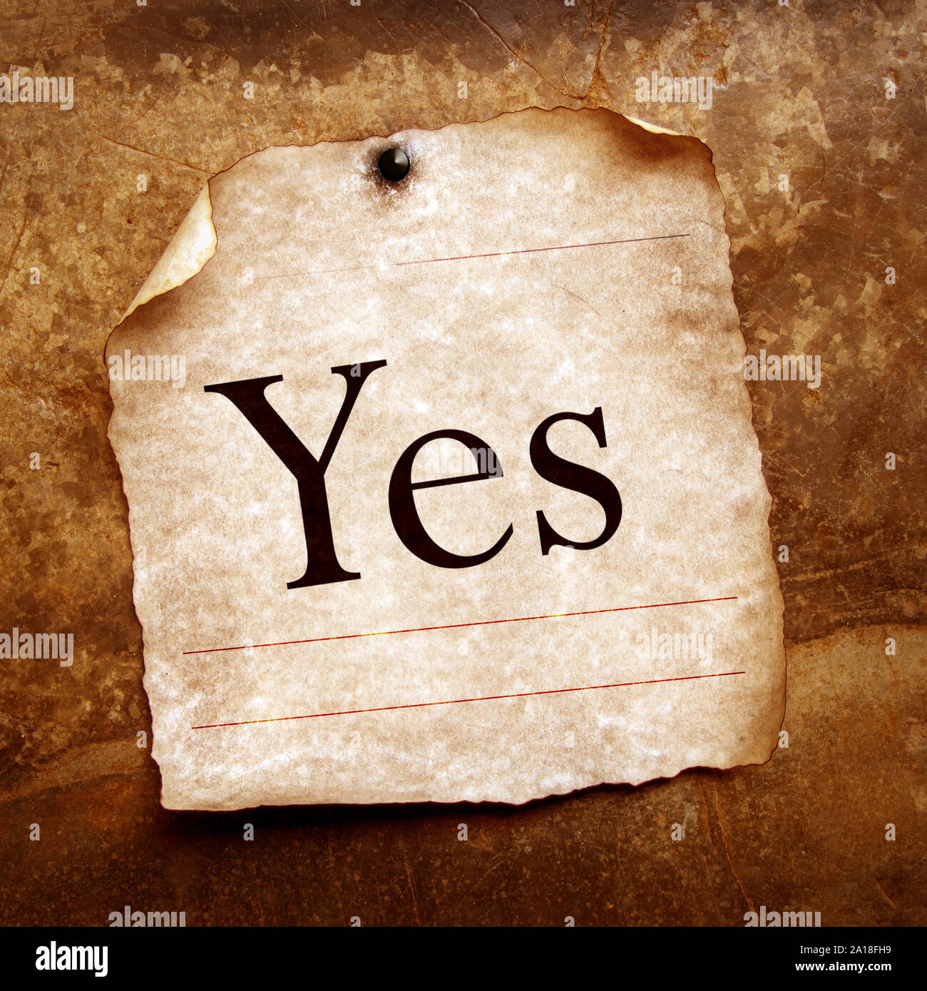 Yes information hi-res stock photography and images - Alamy